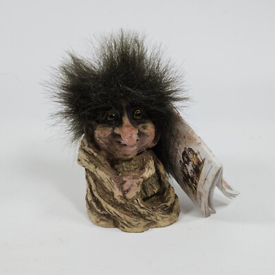Nyform #052 The Original Trolls RARE Tree Stump And Troll Figure | eBay