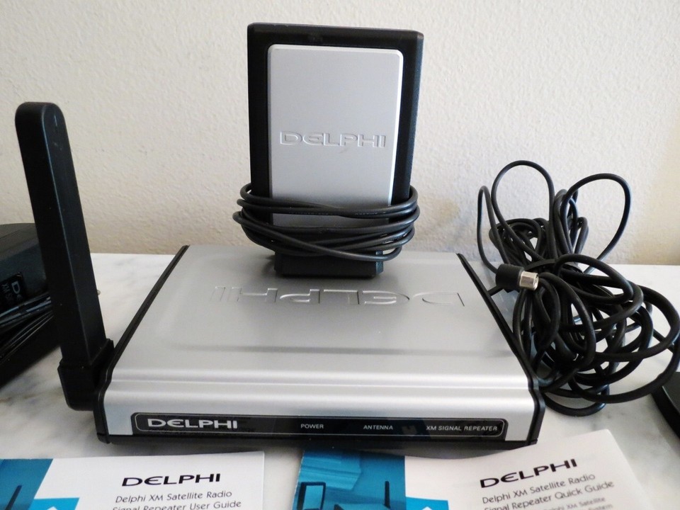 Delphi Signal Repeater & Antenna For XM Sirius Satellite Radio PLUS ...