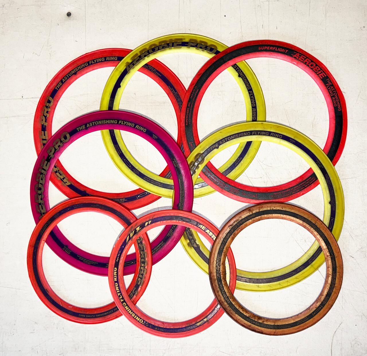 Aerobie Original Flying Rings (made in USA) Lot of 8 | eBay