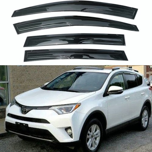 For 2013-2018 Toyota RAV4 Sun Rain Shade Guards Air Deflector Window ...