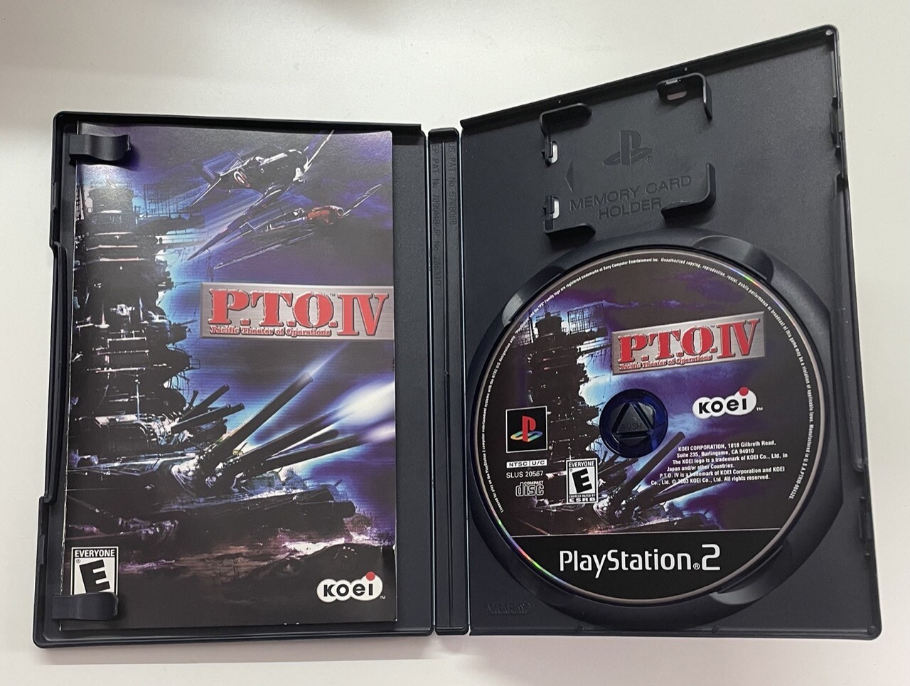 SONY PlayStation 2 PS2 PTO P.T.O. IV: Pacific Theater of Operations ...