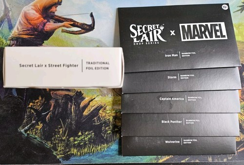 MTG Secret Lair Astonishing Foil Marvel VS Street Fighter Bundle - Both ...