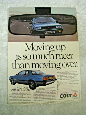 NEW COLT SAPPORO 2000 GSR MITSUBISH JDM POSTER ADVERT A4 XL | eBay UK
