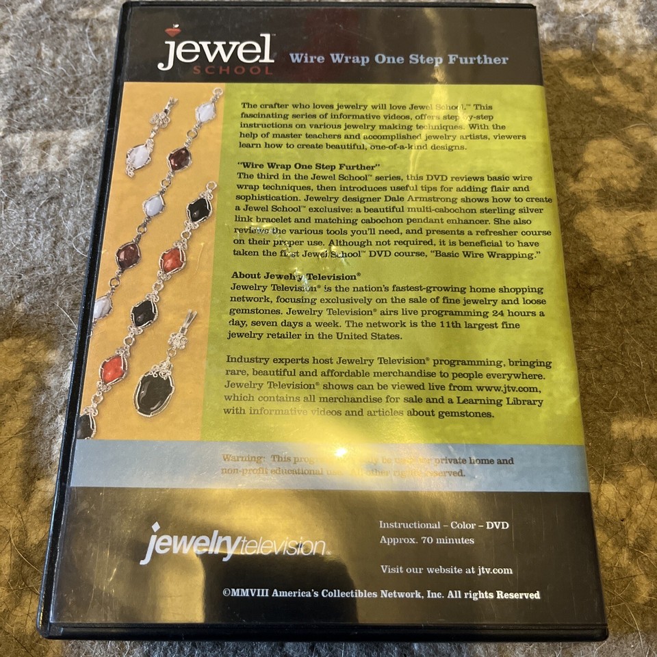 Jewelry Television 3 Pack Instructional DVDs Earrings, Wire Wrap Jewel ...
