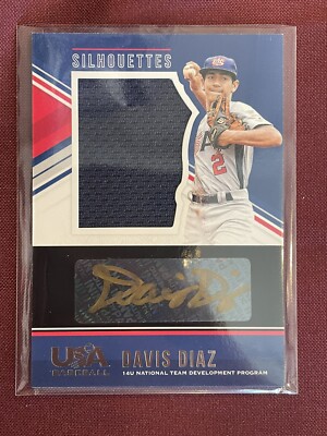 2018 Panini USA Baseball Stars & Stripes Jerseys Davis Diaz Auto /39 | eBay