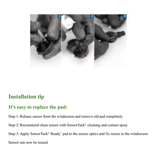 TOYOTA PRIUS III (09 - 16) WINDSCREEN RAIN LIGHT SENSOR PAD | eBay