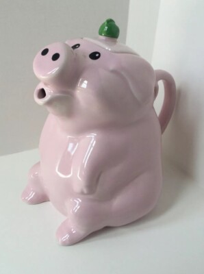 Novelty Pink Pig Tea Pot | eBay UK