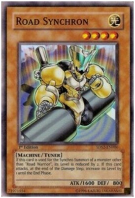 Road Synchron - 5DS2-EN006 - SUPER HOLO Rare - 1st Edition - Near Mint ...
