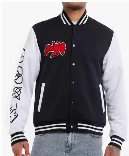 Led Zeppelin ICARUS Varsity Jacket Men's Size LARGE Hot Topic New With ...
