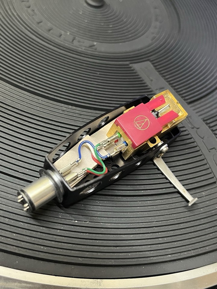 Audio-Technica AT14Sa Turntable Cartridge On Headshell Phono | eBay