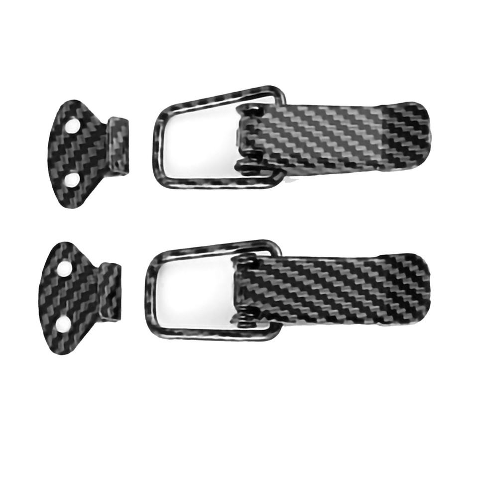 _Pair Car Bumpers Trunk Lid Quick Release Fasteners Hook Lock Clips ...