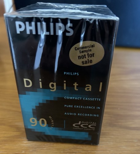 Philips 5 Pack Blanc Digital Compact Cassettes 90Mins New and Sealed ...