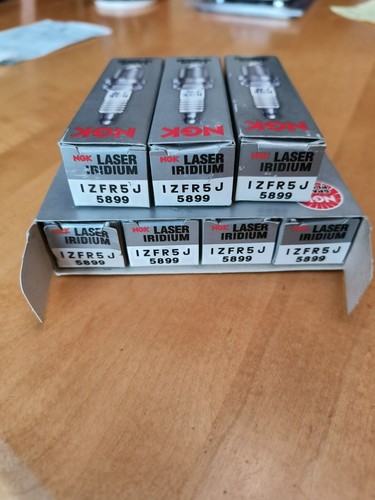 Genuine NGK 5899 Laser Iridium Spark Plug IZFR5J, new in boxes, lot of ...