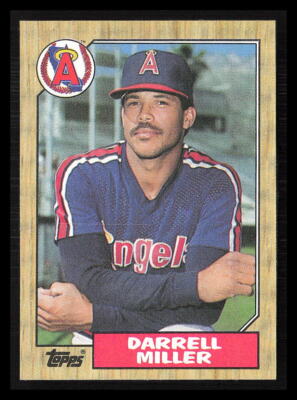 Darrell Miller 1987 Topps #337 California Angels | eBay