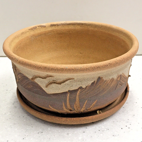 Gordon Pottery Planter Southwest Sandstone Clay Cactus Vintage ...