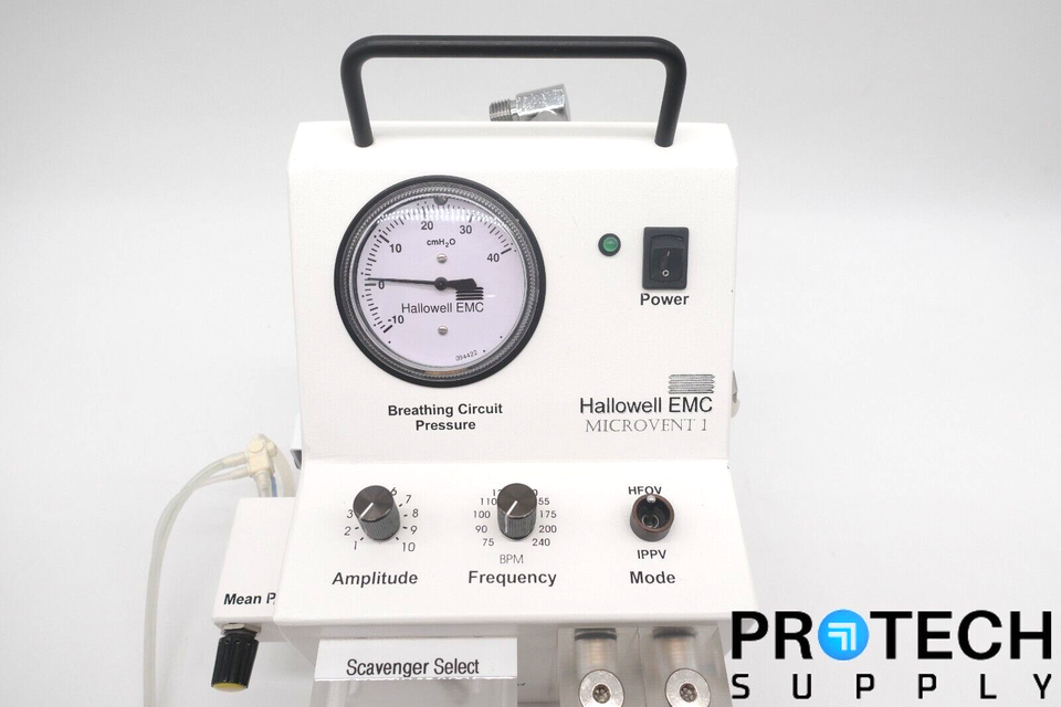 Hallowell EMC Microvent 1 Dual Mode Small Animal Ventilator w/ WARRANTY ...