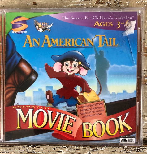 Sound Source An American Tail: Animated Movie Book for PC, Mac for sale ...