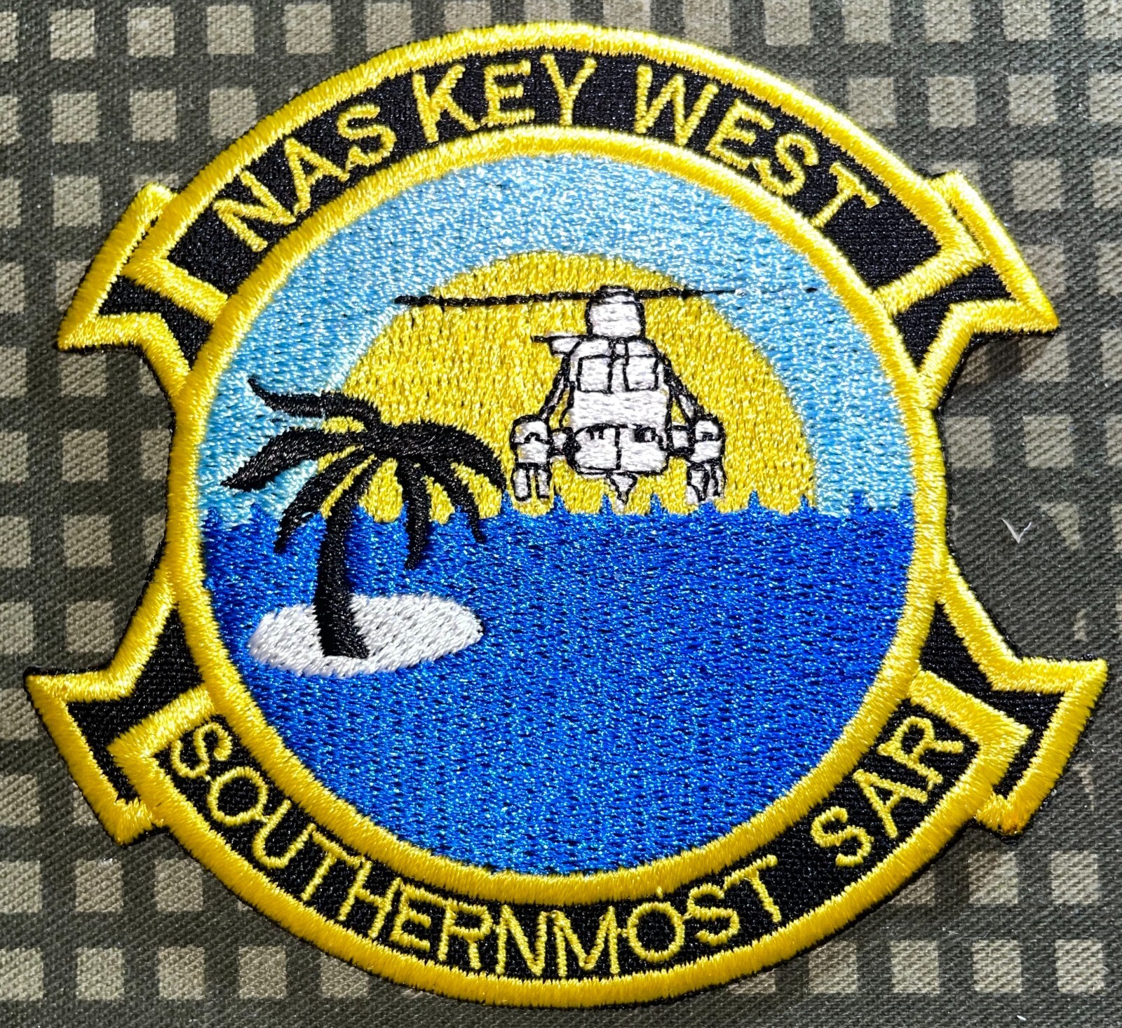 USN NAS Key West Southernmost SAR Patch Hook & Iron-On Repro New A218 ...