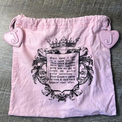 Juicy Couture Pink Dust Bag | eBay