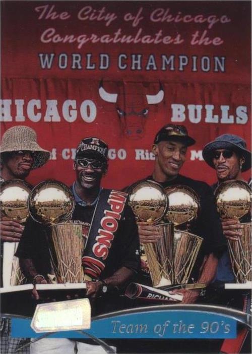 1997-98 Topps Stadium Club - Scottie Pippen/Ron Harper/Dennis Rodman ...