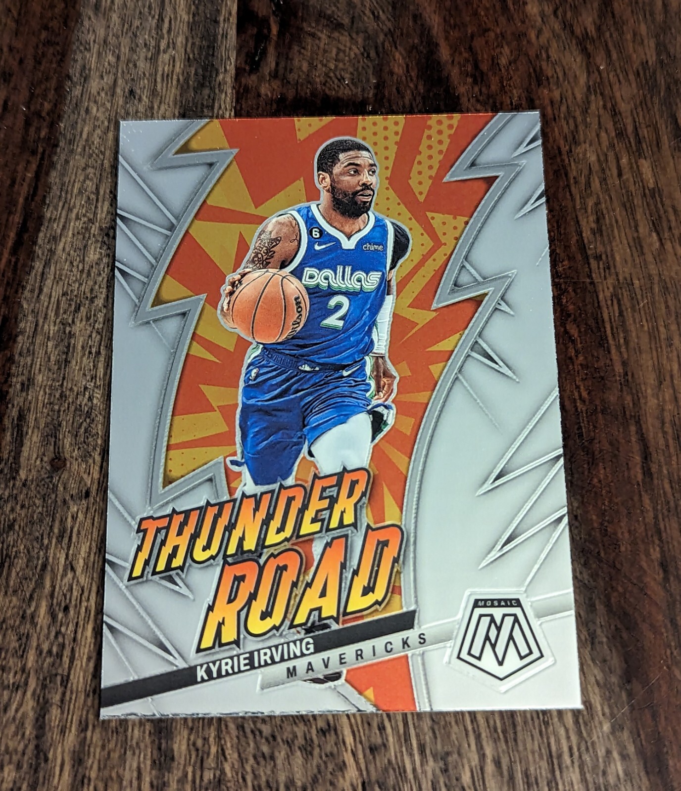 2022-23 Mosaic Basketball KYRIE IRVING Thunder Road insert No. 19 | eBay