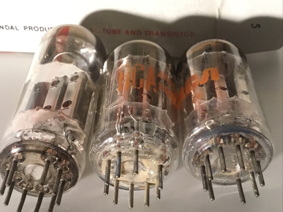 (2) RCA 6T8-A Electron Vacuum tubes (1) iTT Tall 6T8 1109 Tubes | eBay