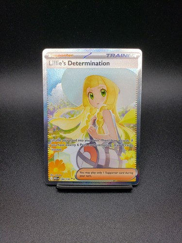Lillie's Determination 184/132 SIR Mega Evolution Trainer Supporter ...