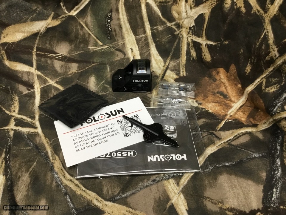 New In Box Holosun Open Reflex Optical Red Dot Sight HS507C X2 & New ...