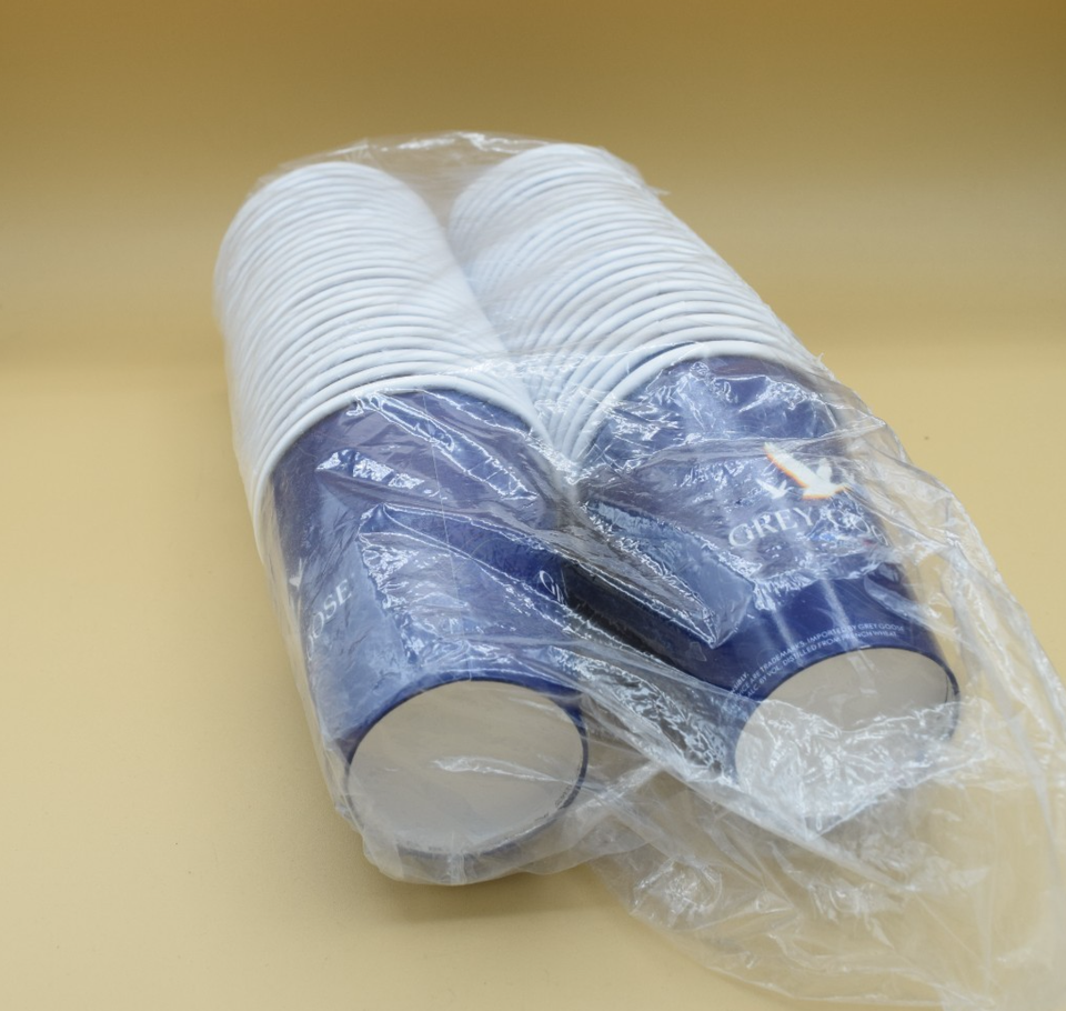 Grey Goose Vodka Disposable Paper Cups 50 Pack 12oz Tall Holiday Party ...