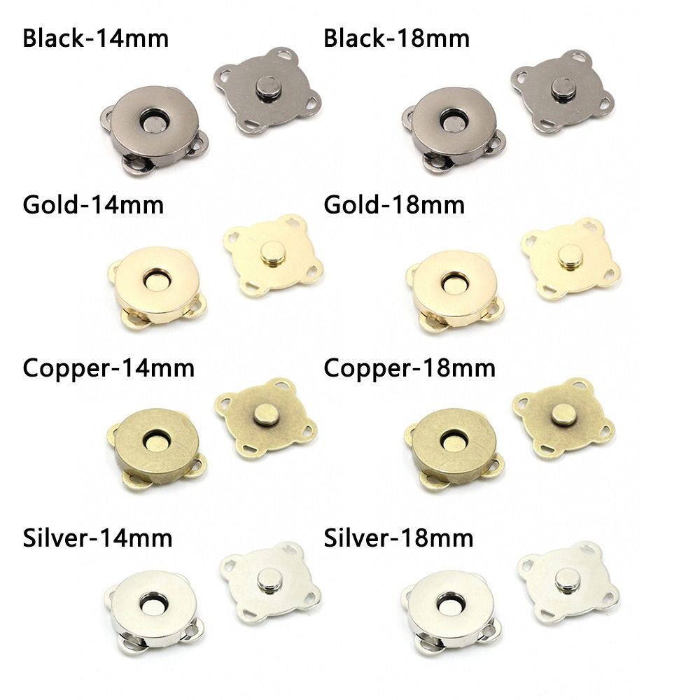 Buckle Magnetic Snap Handbag Purse Fasteners Clasps Buttons Wallet ...