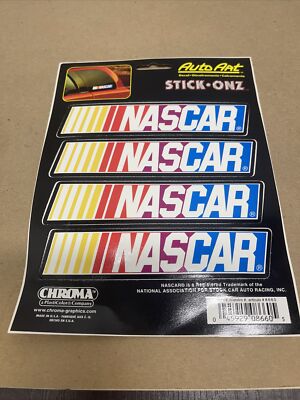 Auto Art Nascar Sticker Stick On | eBay