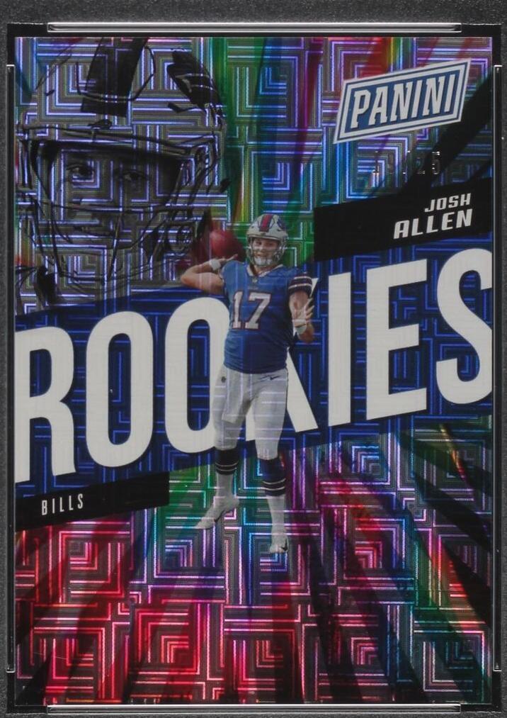 2018 Panini National Convention - Rookies Josh Allen #95 Escher Squares ...