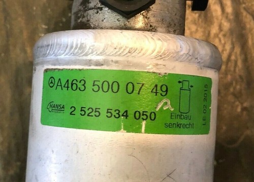 2002-2017 MERCEDES G500 G550 G55 G63 A/C RECEIVER DRIER, 4635000249 ...