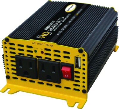 Go Power! 80174 Heavy-Duty Modified Sine Wave Inverter, 400 Watts ...