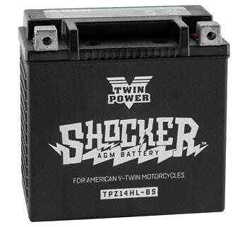 Twin Power Shocker Motorcycle Heavy Duty 12V Battery Harley 04-19 XL XG ...