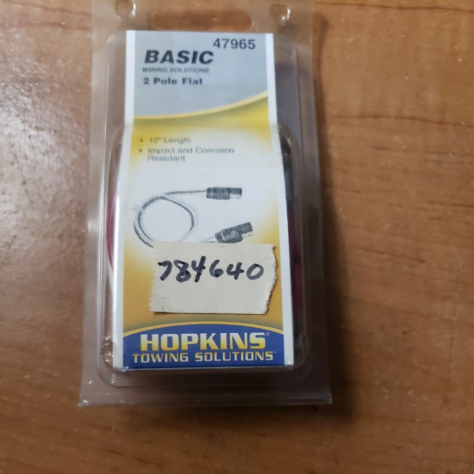 Hopkins 47965 2-Pole Flat Extension Wire Connector | eBay