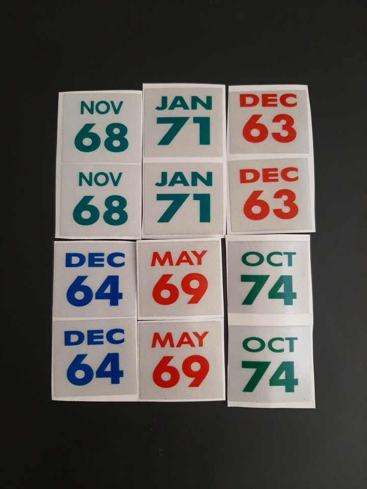 2 Connecticut License Plates. YOM Expiration Stickers.$20. PER PAIR. | eBay