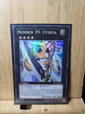 Yu-Gi-Oh! 🏆Number 39: Utopia🏆SUPER RARE Card | eBay Australia
