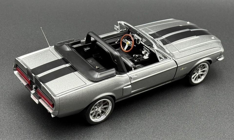 New Acme 1:18 Scale 1967 Ford Mustang GT500 Pro Touring Convertible ...