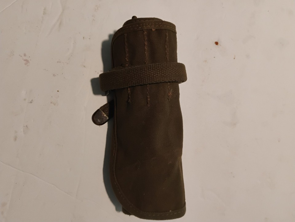 Vintage Giller Meteor Wrench Tool Set Green Canvas Roll-Up Military Bag ...