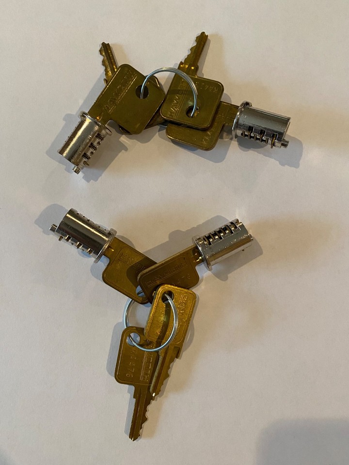 HAWORTH KA SERIES LOCK SETS - 2 LOCKS 4 KEYS - SL & ML COMPATIBLE ...