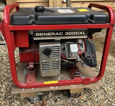 Generac 3000 XL Portable Petrol Generator on wheels | eBay UK