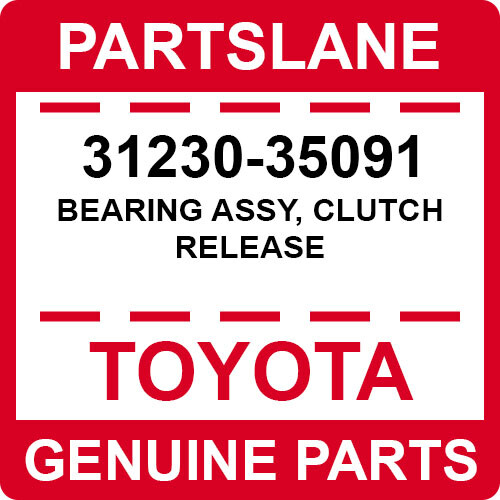 31230-35091 Toyota OEM Genuine BEARING ASSY, CLUTCH RELEASE | eBay