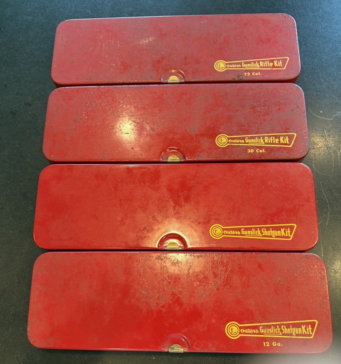 Vintage Outers Gunslick Gun Cleaning Kit 12 Gauge, 30 Cal And 22 Cal | eBay