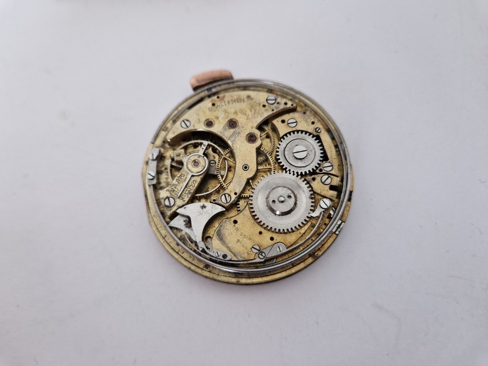 Swiss Repeater Chronograph Pocket Watch Movement -White Dial | eBay