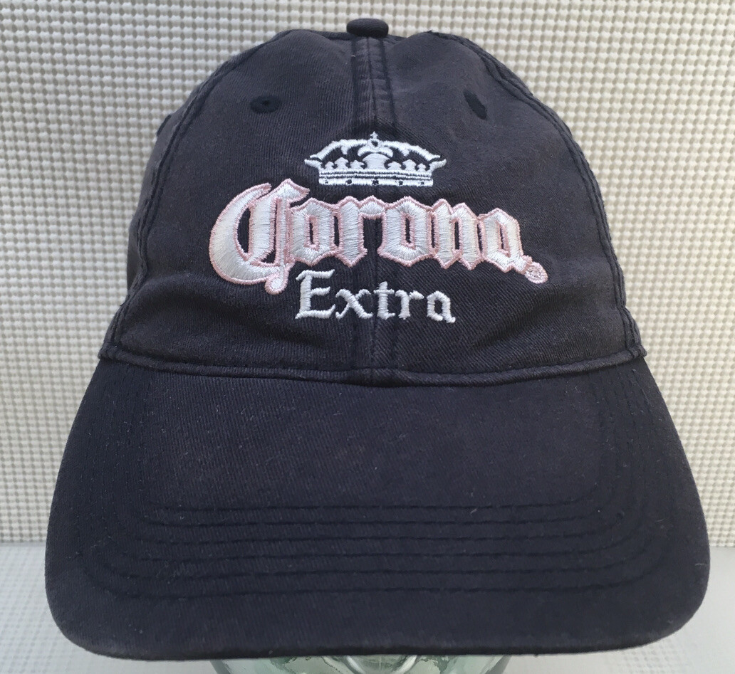 CORONA EXTRA BEER CROWN LOGO BASEBALL CAP HAT WOMENS JR MISSES NAVY ...