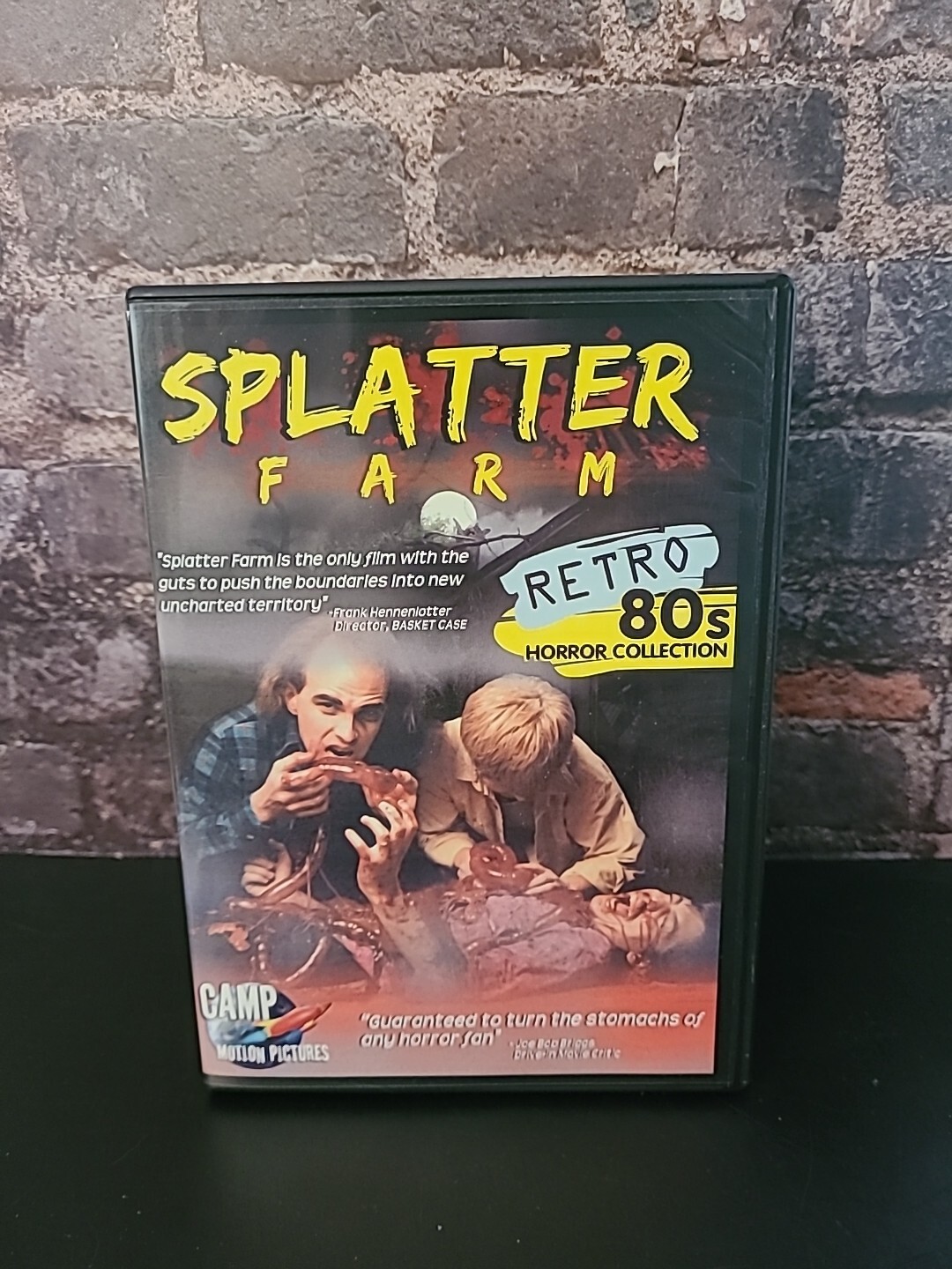 DVD SPLATTER FARM 1987 Cult Horror Movie Film UNCUT Polonia Brothers ...