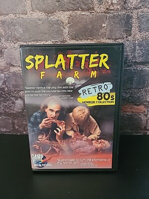 DVD SPLATTER FARM 1987 Cult Horror Movie Film UNCUT Polonia Brothers ...