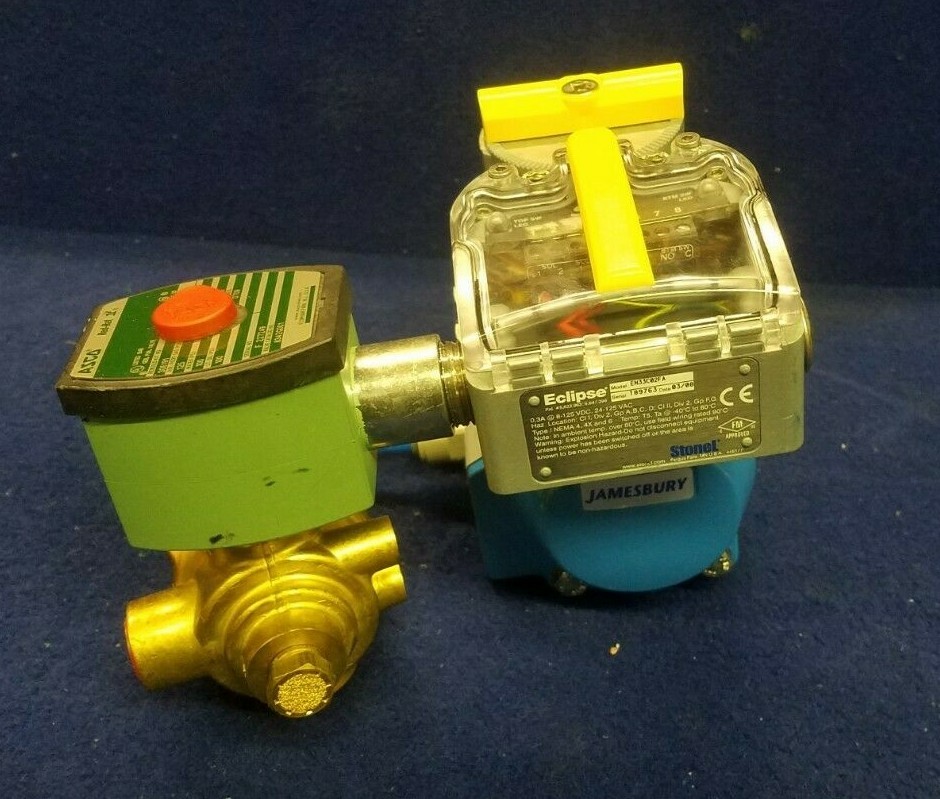 Jamesbury VPVL100 SR$/5 B C Valve Actuator w/ ASCO Solenoid + Stonel ...