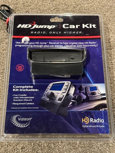 NEW, Sealed Visteon HD Jump Radio Car Cradle Kit With Windshield Mount ...